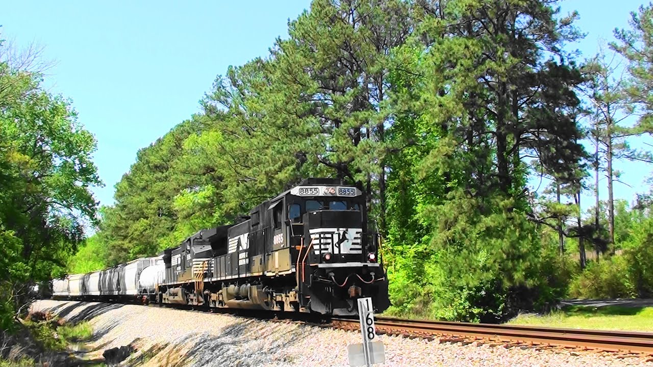 NS 334 roars through Rex, Ga... - YouTube