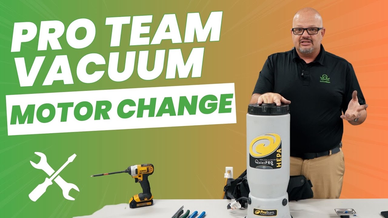 How to Replace a ProTeam Backpack Vacuum Motor - YouTube