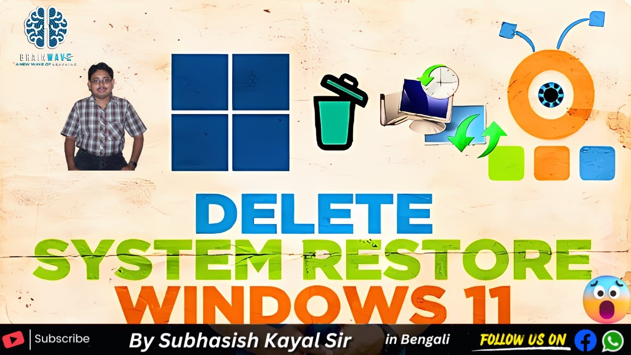 Delete System Restore Point in Windows 11 - YouTube