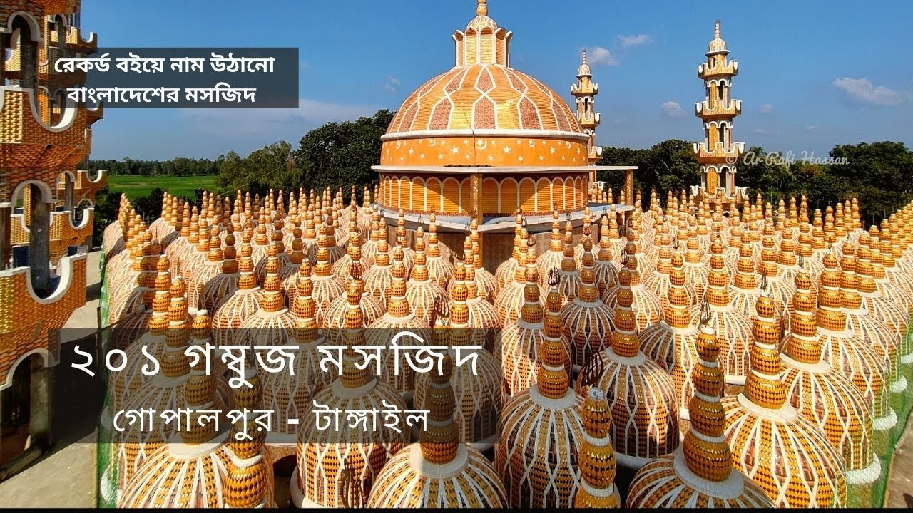 ২০১ গম্বুজ মসজিদ। টাঙ্গাইল। 201 Dome Mosque। Gopalpur। Tangail। Travel ...