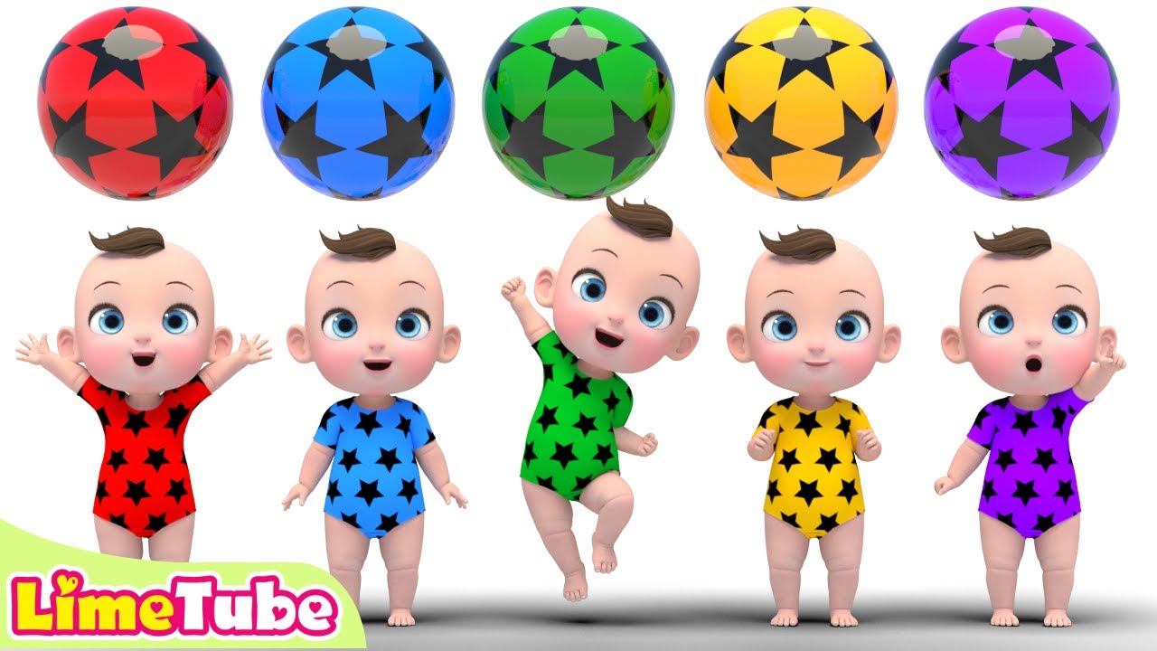Magic Color Ball Finger Family + more Nursery Rhymes & Kids Songs ...