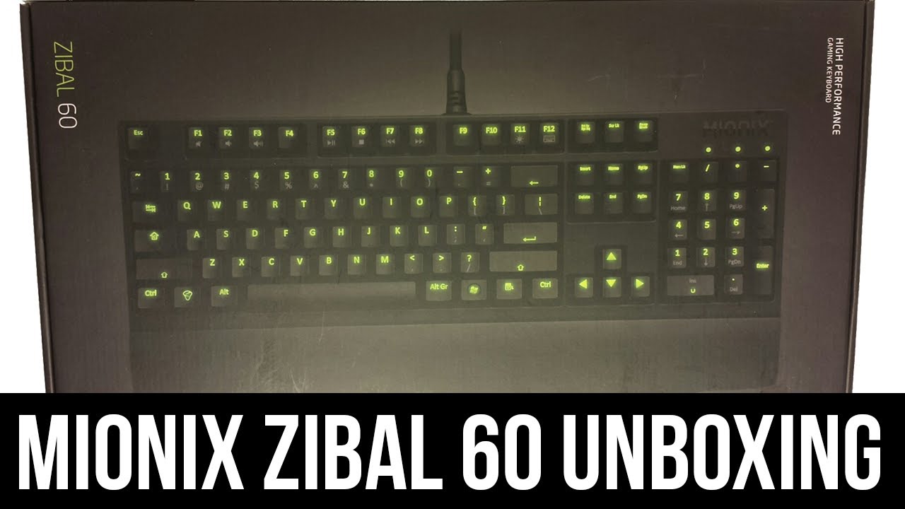 Mionix Zibal 60 Mechanical Keyboard [Unboxing] @Mionix - YouTube