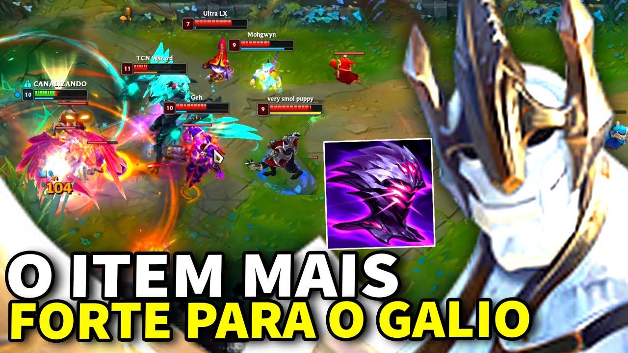 GALIO SUPER TANK ESSE É O MELHOR ITEM PARA O GALIO | GALIO FOI UM PICK ...