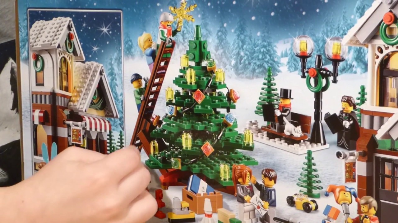 Lego 10249 Winter Toy Shop - unboxing and review - YouTube