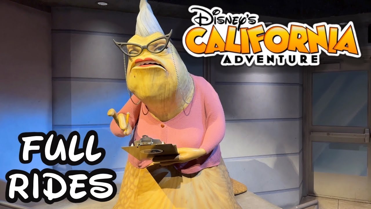 [4K] Disney's California Adventure Full Rides Incredicoaster, Toy Story ...