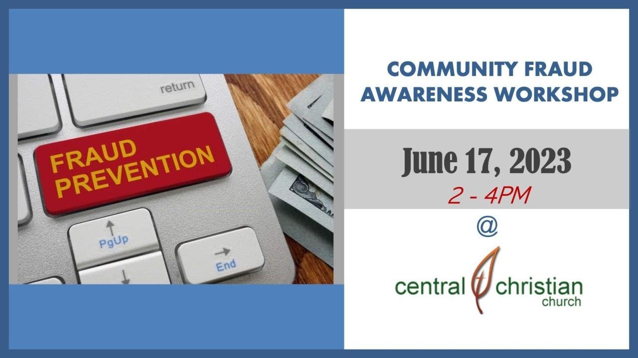 Community Fraud Awareness Workshop @ CCC - YouTube