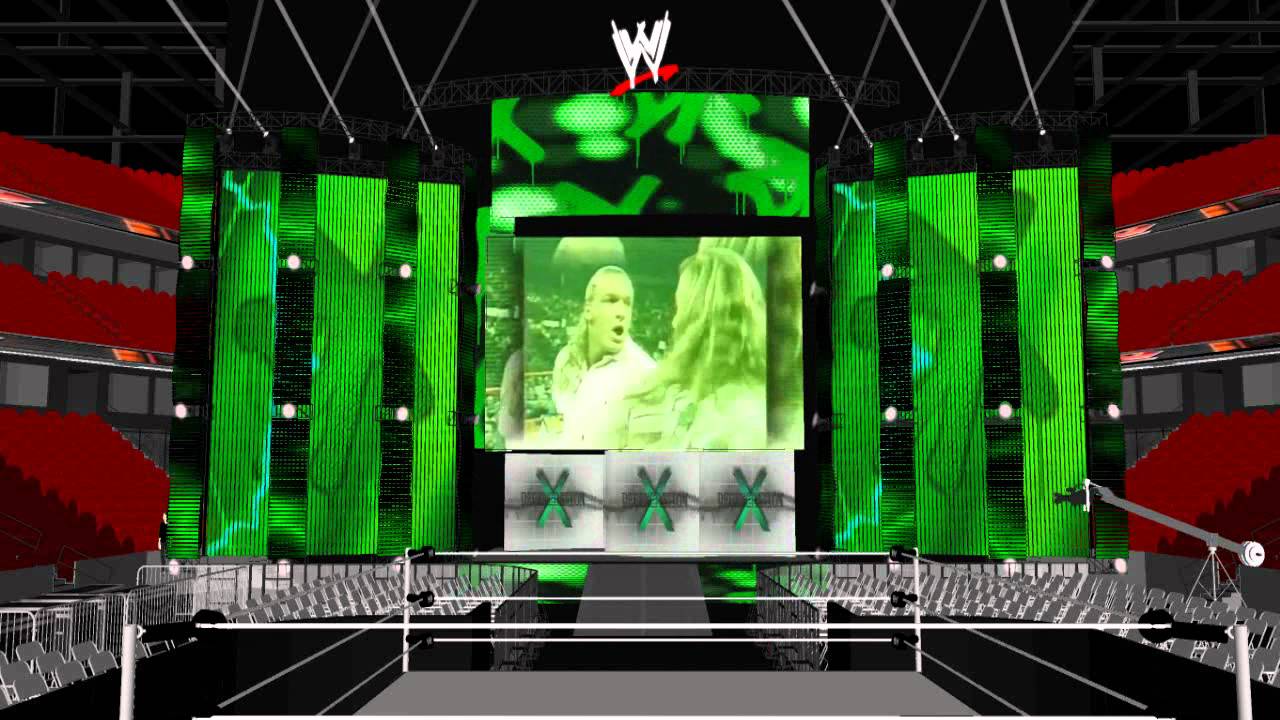 WWE DX Returns Raw 1000 episode Stage - YouTube
