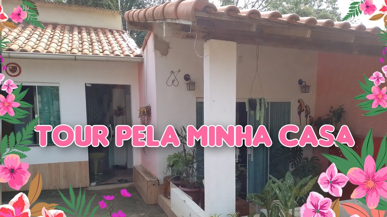 Tour pela minha casa no interior/ Casa simples/ Doce lar Lu Cabral - YouTube