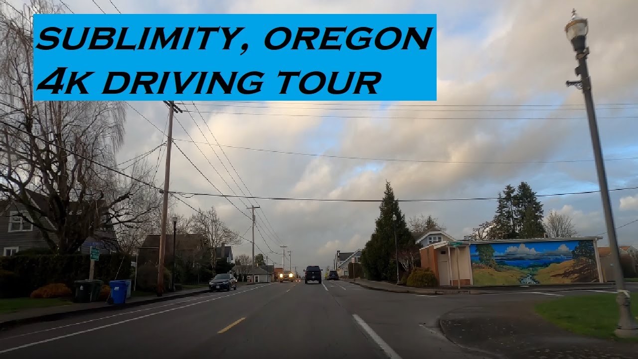 Sublimity, Oregon | 4k Driving Tour | Dashcam - YouTube