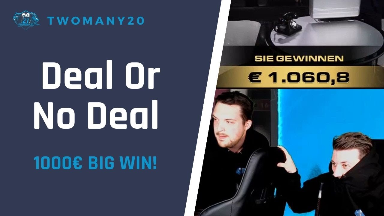 1000€ BIG WIN in Deal Or No Deal! | TwoMany20 - YouTube