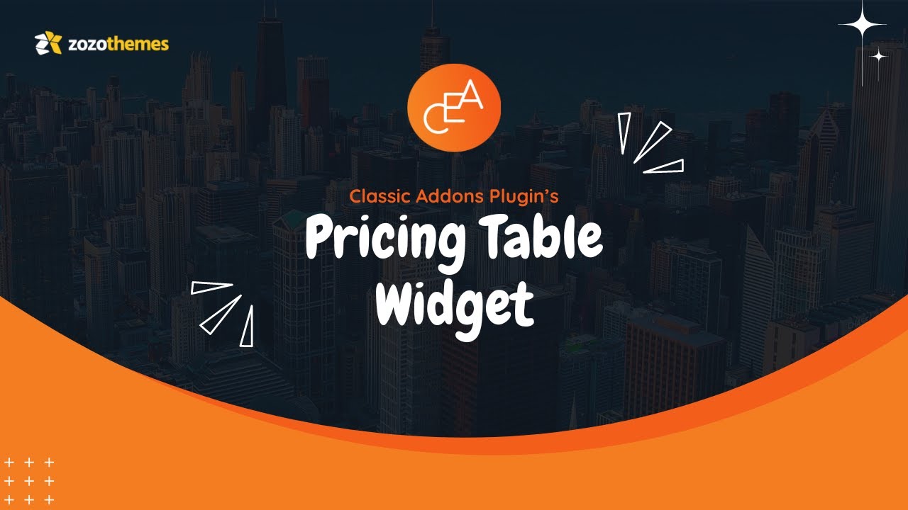 How to Use a "Pricing Table" Widget of a Classic Elementor Addon Plugin? - YouTube