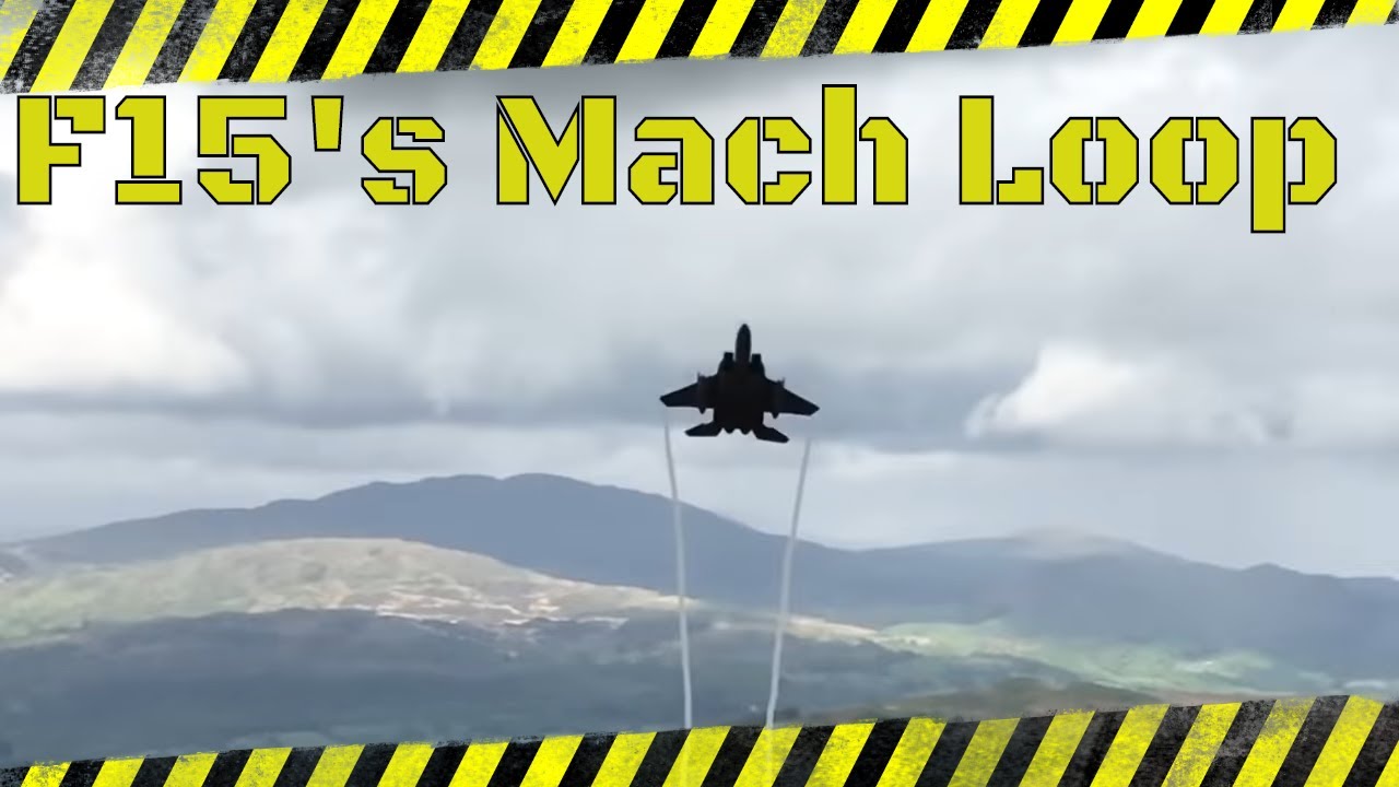 You've Never Seen F15's Fly Through The Mach Loop Like This! - YouTube