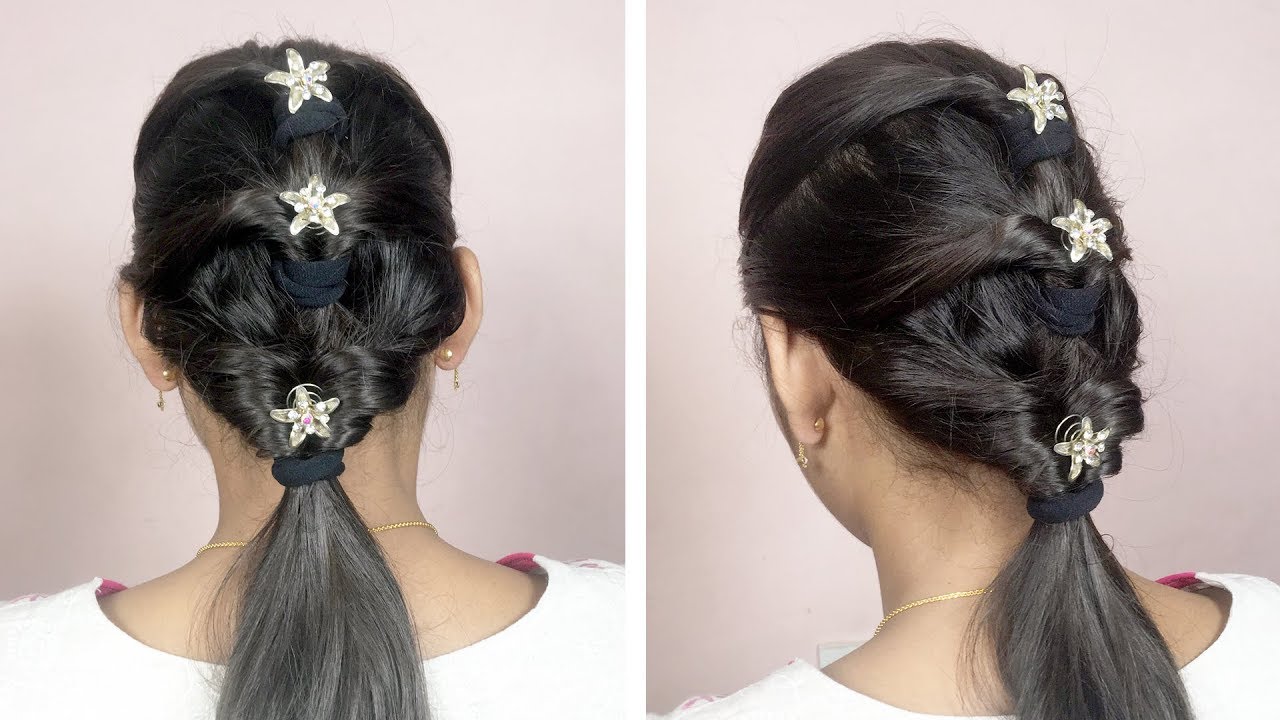 Triple crown hairstyle design | Hairstyle transformation - YouTube