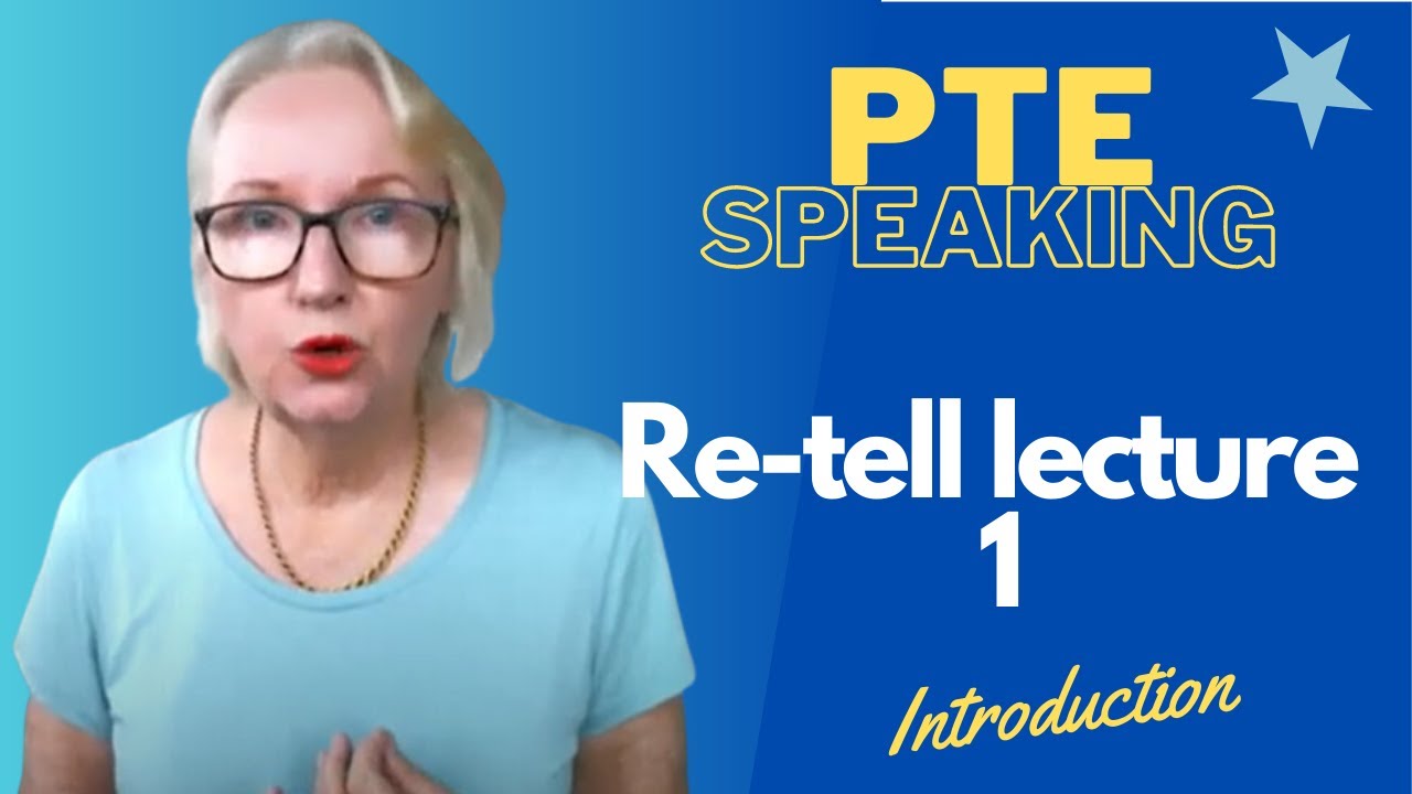 Pte Re Tell Lecture 1 Introduction Youtube