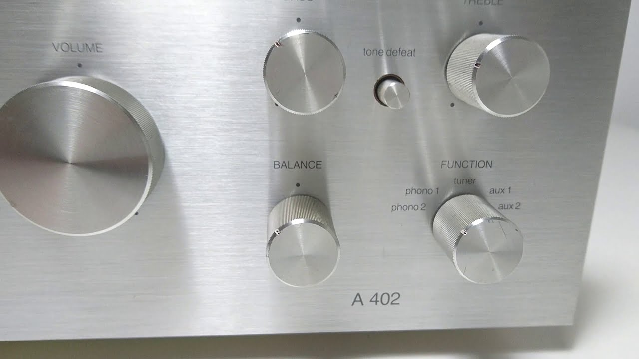 HARMAN KARDON A402 STEREO AMPLIFIER /PREAMPLIFIER - YouTube