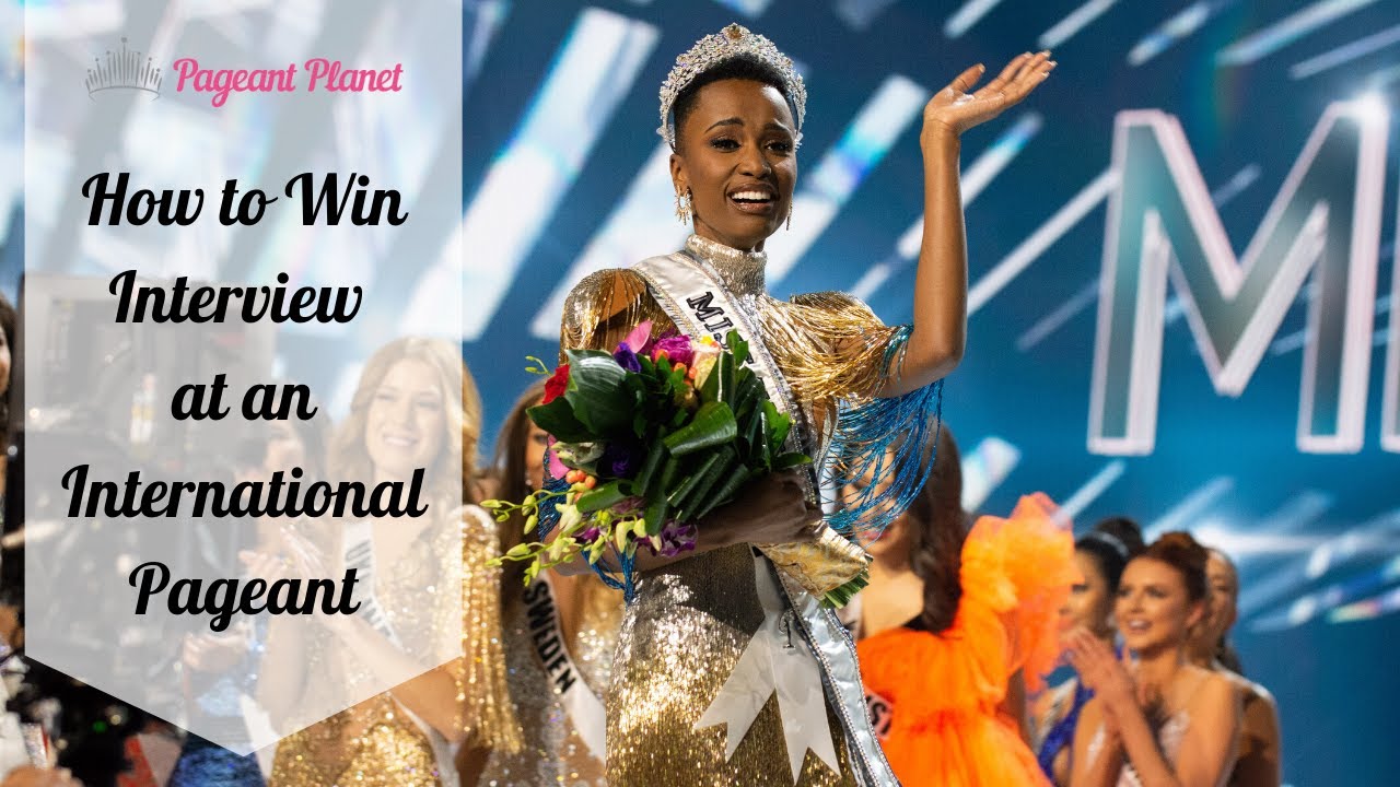 How to Win Interview at an International Pageant - YouTube
