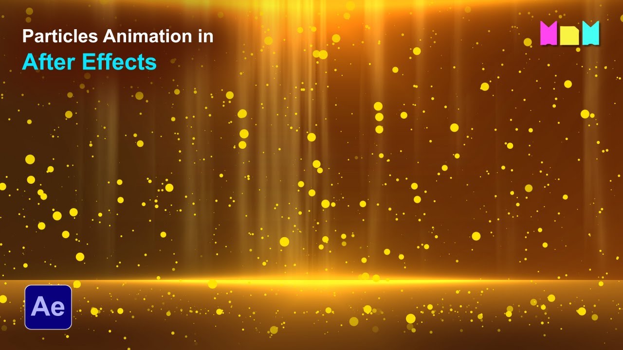 Awards Show Golden Particles Animation in After Effects - YouTube