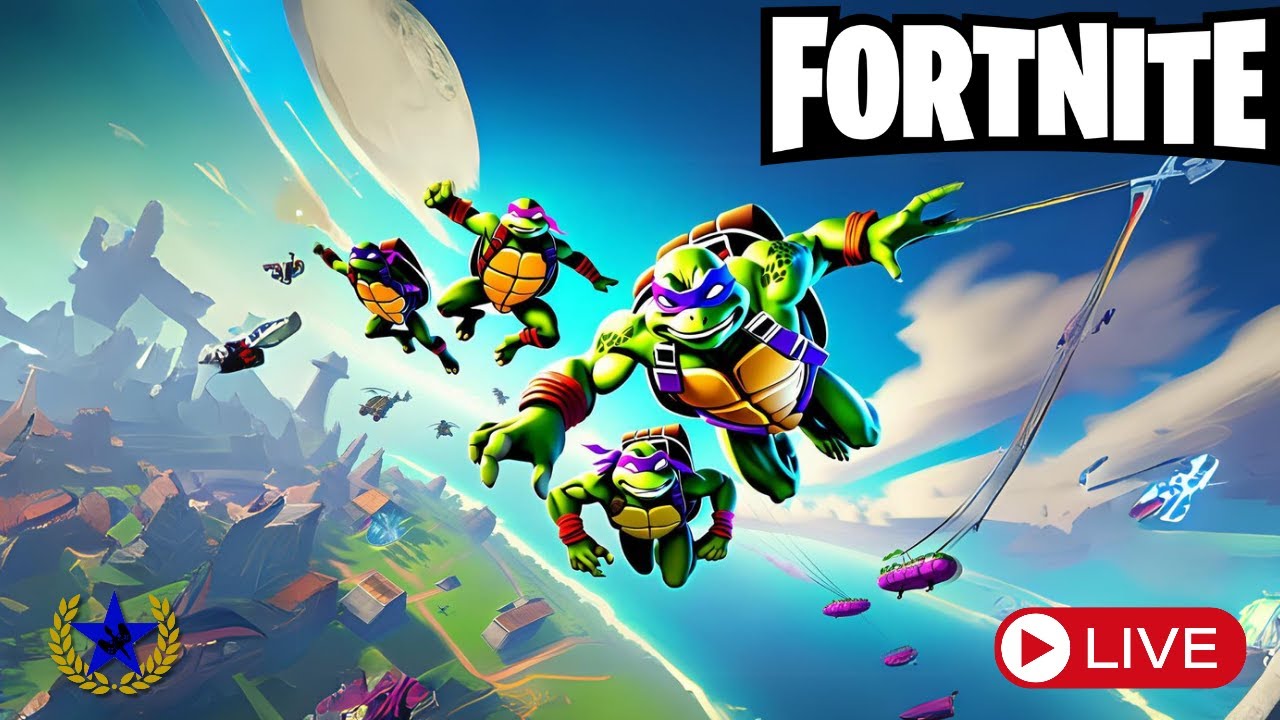Turtle Power Unleashed!!! | Fortnite Live - YouTube