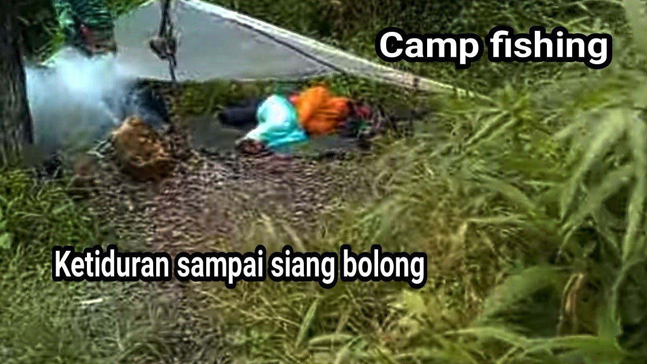 CAMP FISHING... Mancing sehari semalam di danau bawah kaki gunung gede ...