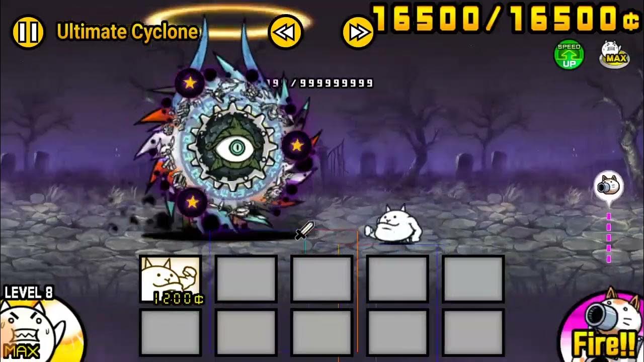 Giga Chad Cat Vs. Ultimate Cyclone | The Battle Cats Ultimate | - YouTube