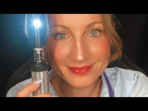 👩🏻‍⚕️ ASMR Sleep Doctor medical roleplay physical eye exam personal ...