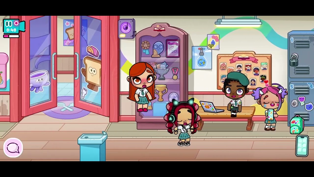 Alison Léa découvre leur nouvelle école / Avatar World - YouTube