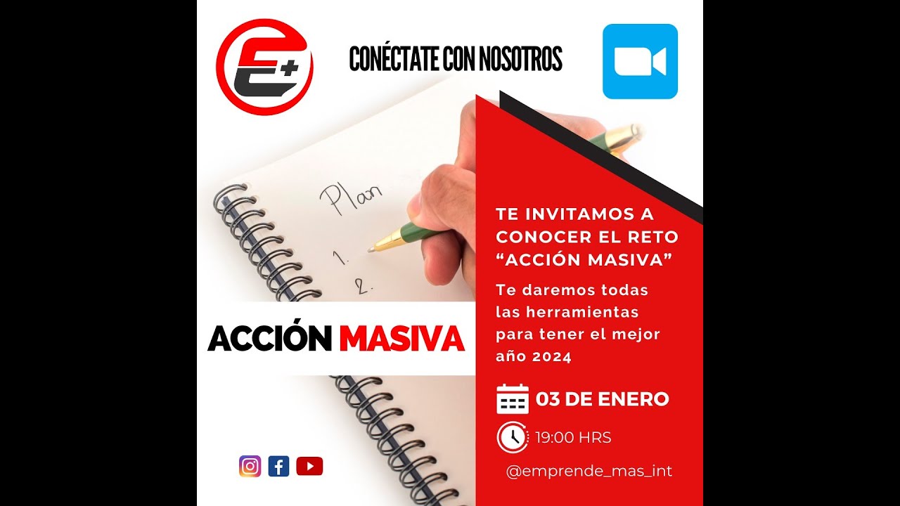 Emprende+'s Reto Nuevo: Accion Masiva #reto #emprendedor - YouTube