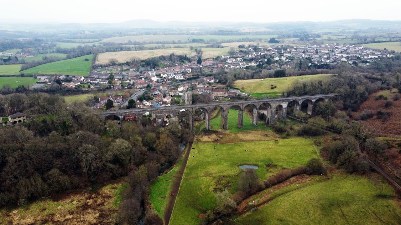 Pensford Viaduct by drone - YouTube