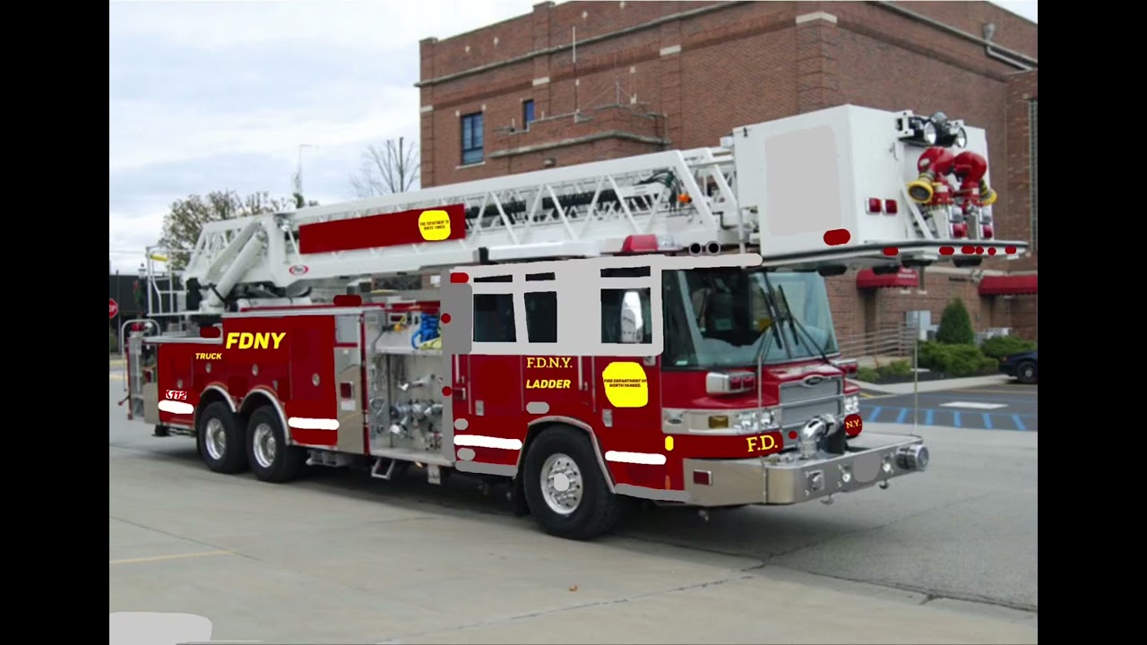 OLD 2006-2013 PIERCE QUANTUM AERIAL PLATFORM LADDER TRUCK FIRE ...