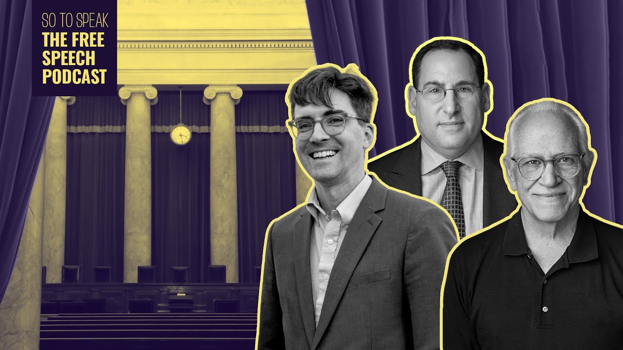 The First Amendment at the Supreme Court - YouTube