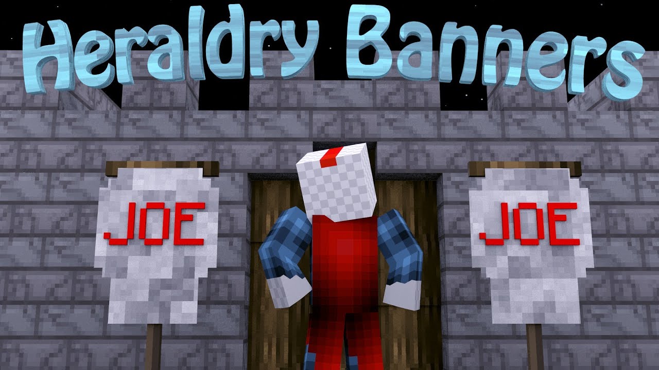 Medieval Times Mod: Minecraft Craft Heraldry Mod Showcase! - YouTube