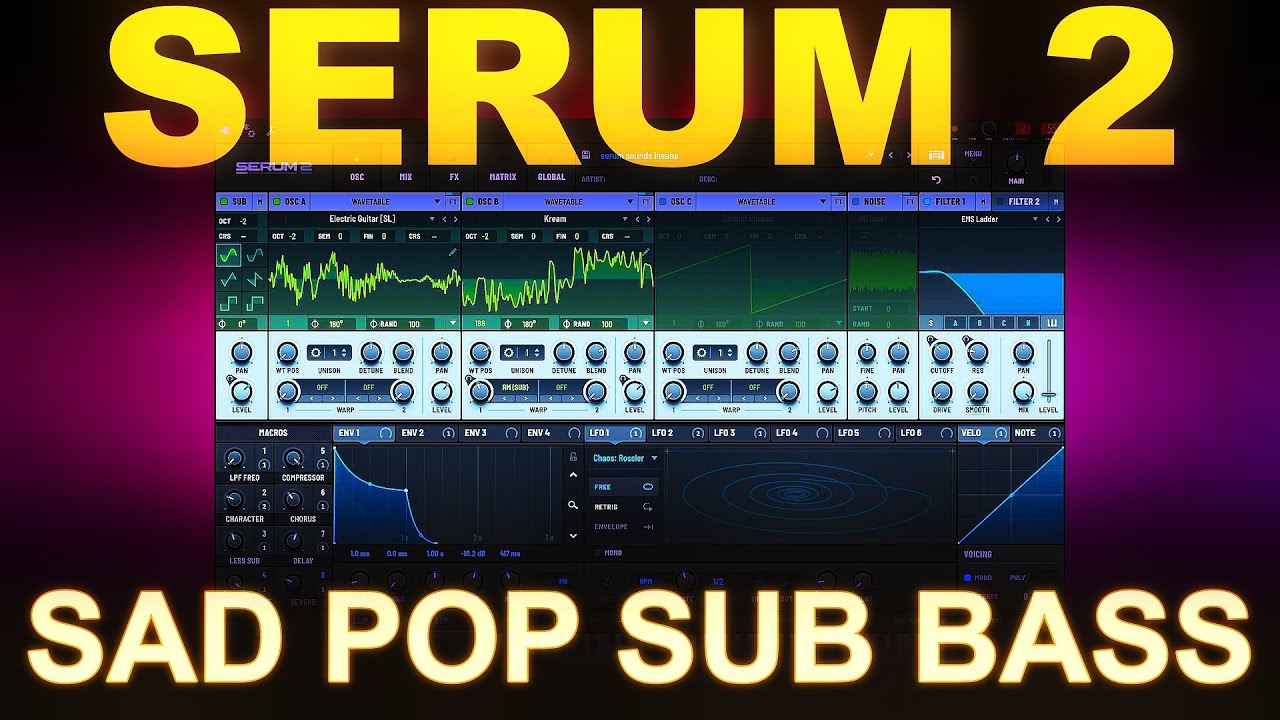 How to Make Deep Emotional Sad Pop Style Sub Bass (Free Preset) - YouTube