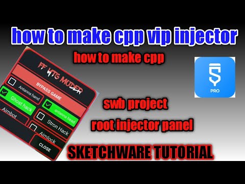 how to make root injector in sketchware tutorial, how to make VIP panel ...