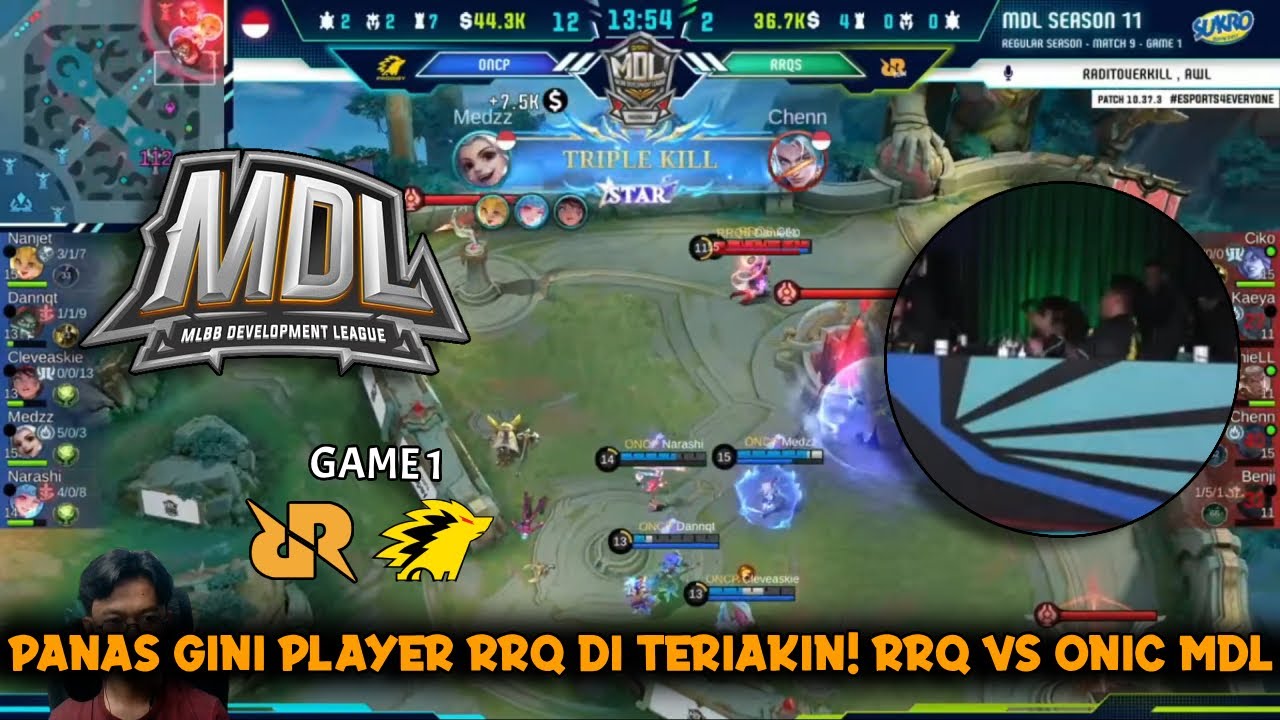 BARU GAME PERTAMA PLAYER RRQ UDAH DITERIAKIN ! RRQ SENA VS ONIC MDL ID ...