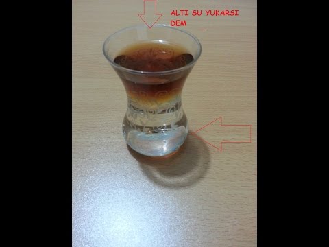 Pratik Deneyler - 2 Renkli Çay  Denedik.