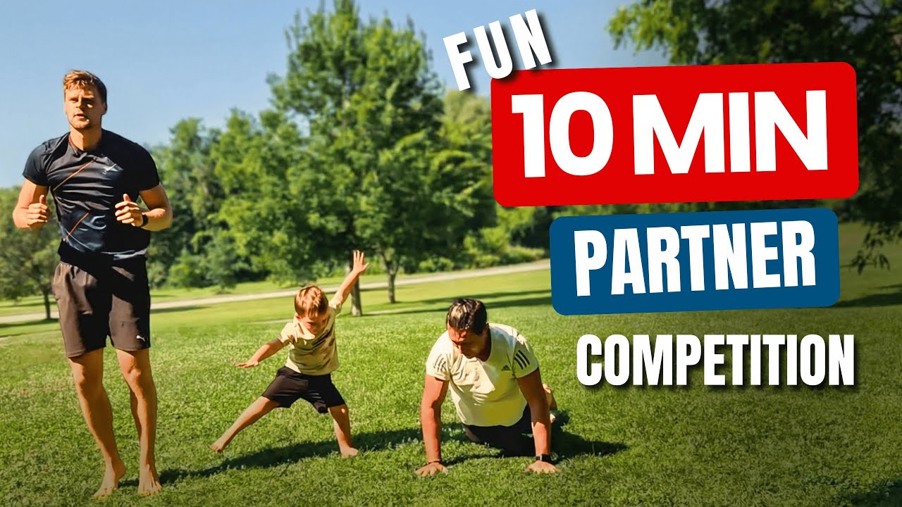 10 Min Partner AMRAP Challenge 🔥 Try to Beat Each Other! (Full Body ...