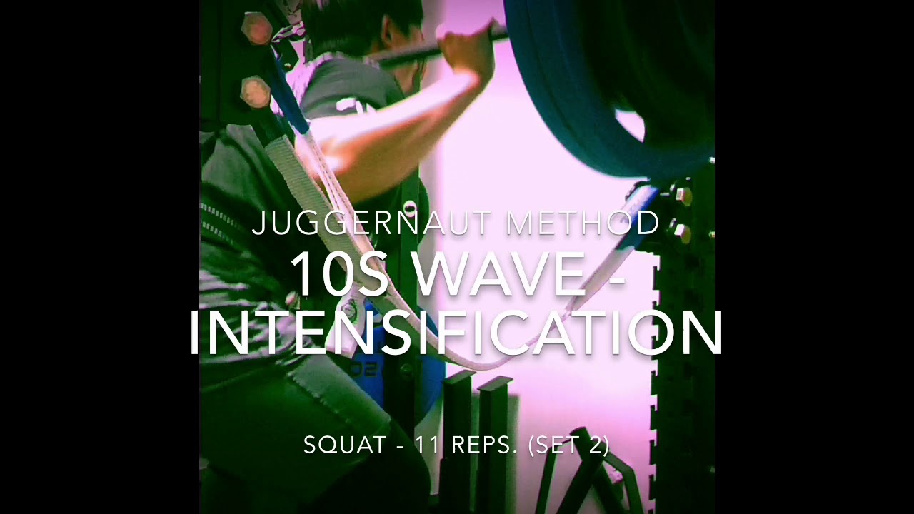 juggernaut method - 135kg x 10 reps. (10s wave) - YouTube