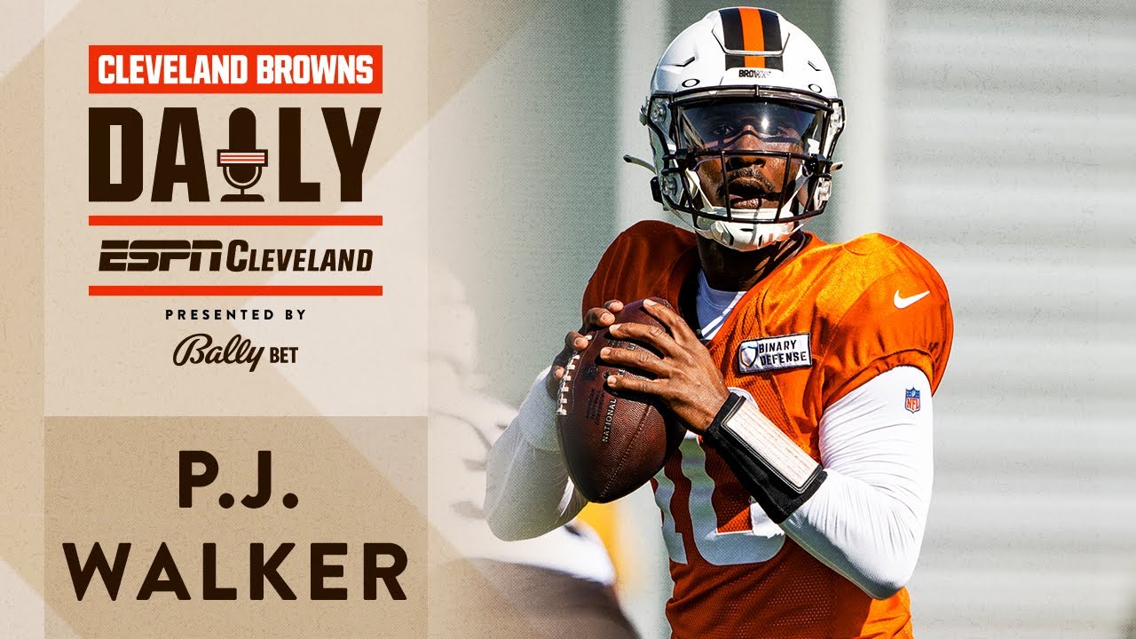 Browns Designate P.J. Walker as Starting QB for Week 6 | Cleveland Browns Daily - YouTube