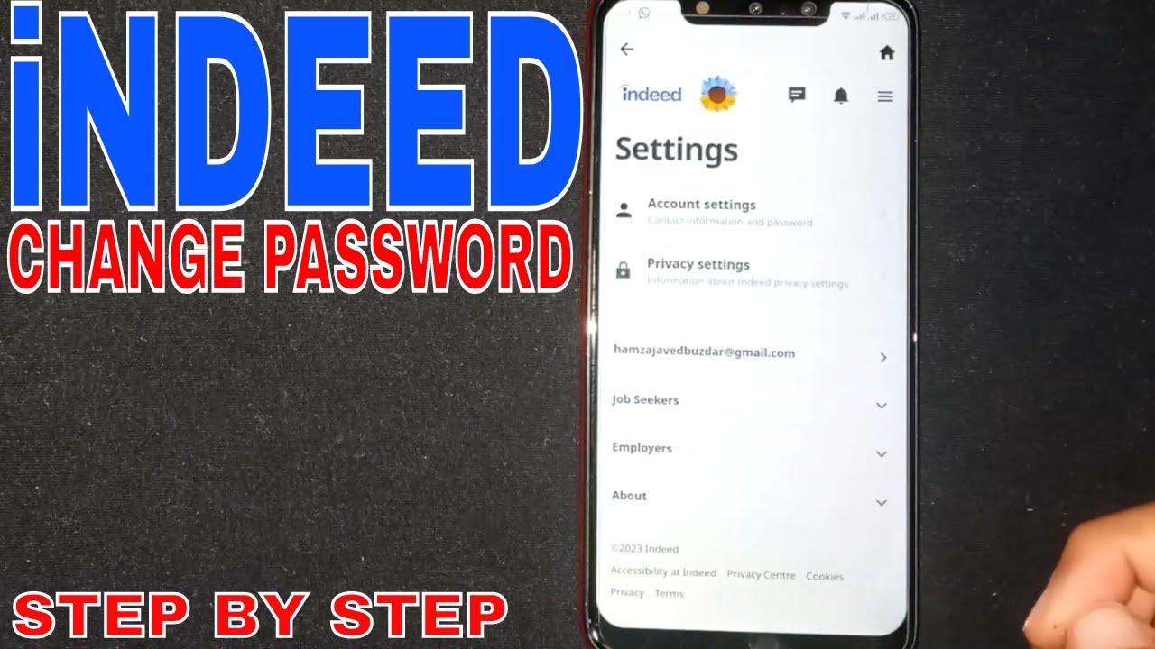 How To Change Password On Indeed 🔴 - YouTube