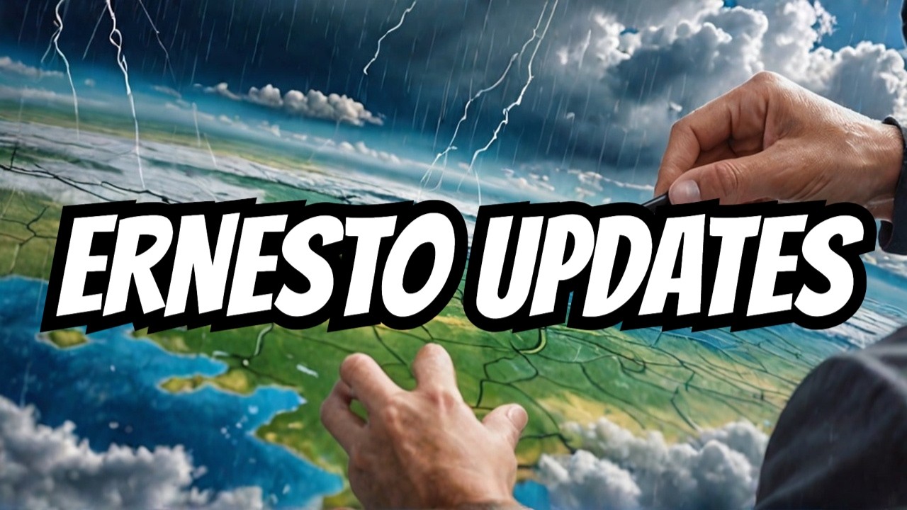 Hurricane Ernesto LIVE Tracking Updates! - YouTube