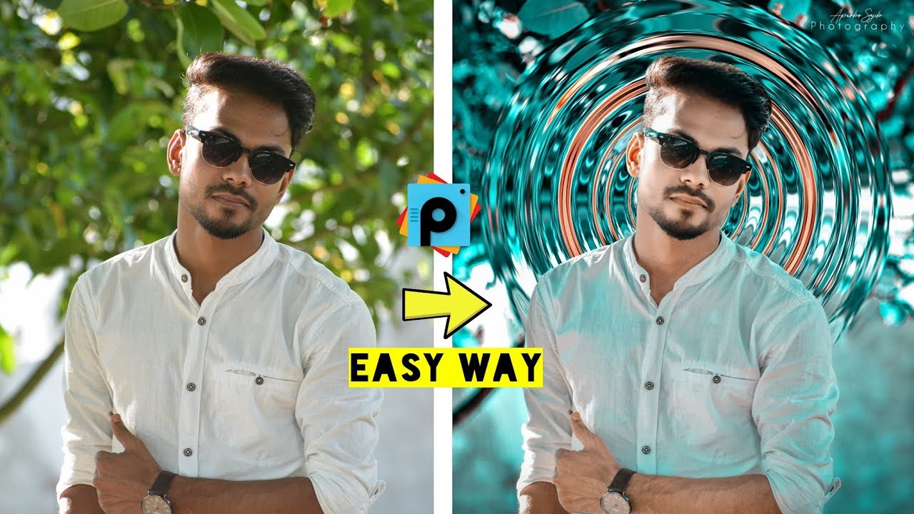 WATER WAVE - Picsart Amazing Water Ripple Effect Editing | Photo ...