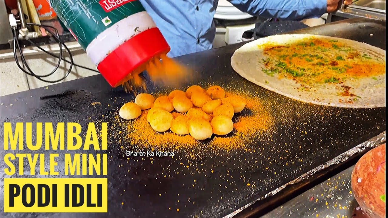 World Smallest Podi Idli Fry In Mumbai || Cute Podi Idli Fry In Mumbai ...