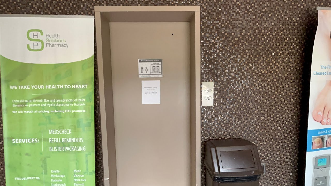 Vintage Dover Elevator With Replaced Call Buttons at North York Toronto ...