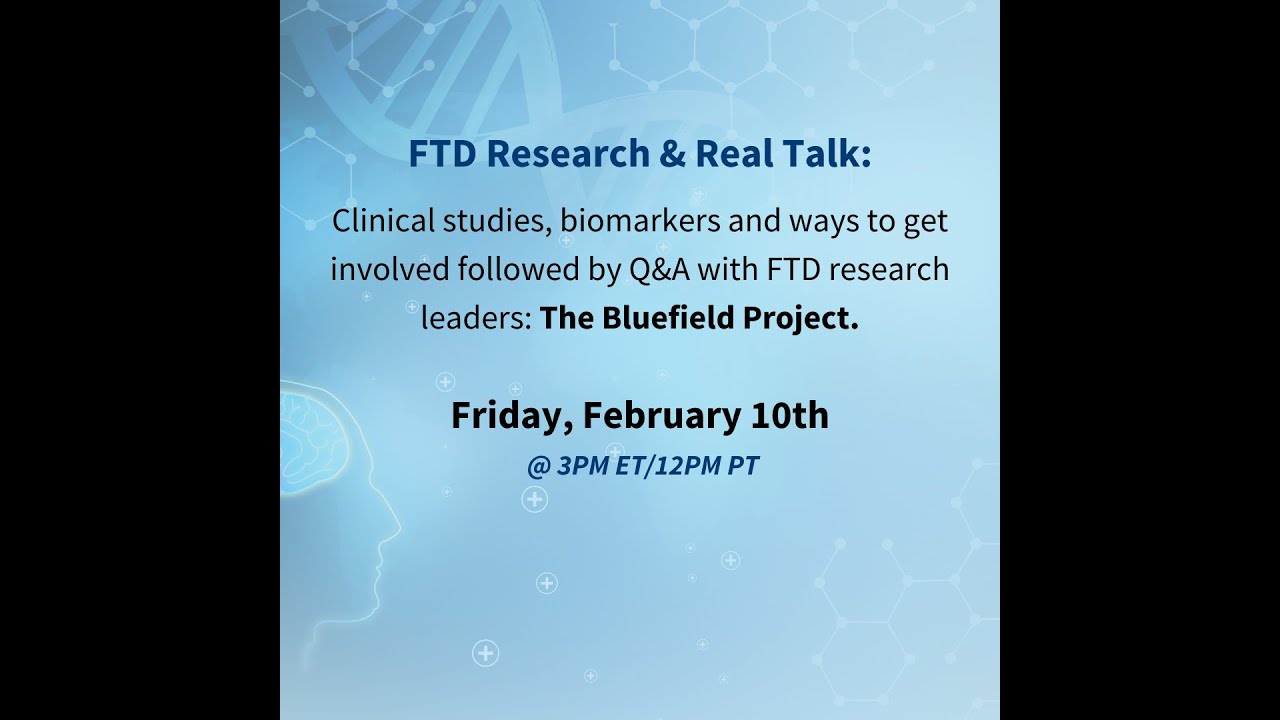 FTD Research Talk (Frontotemporal Dementia) - YouTube