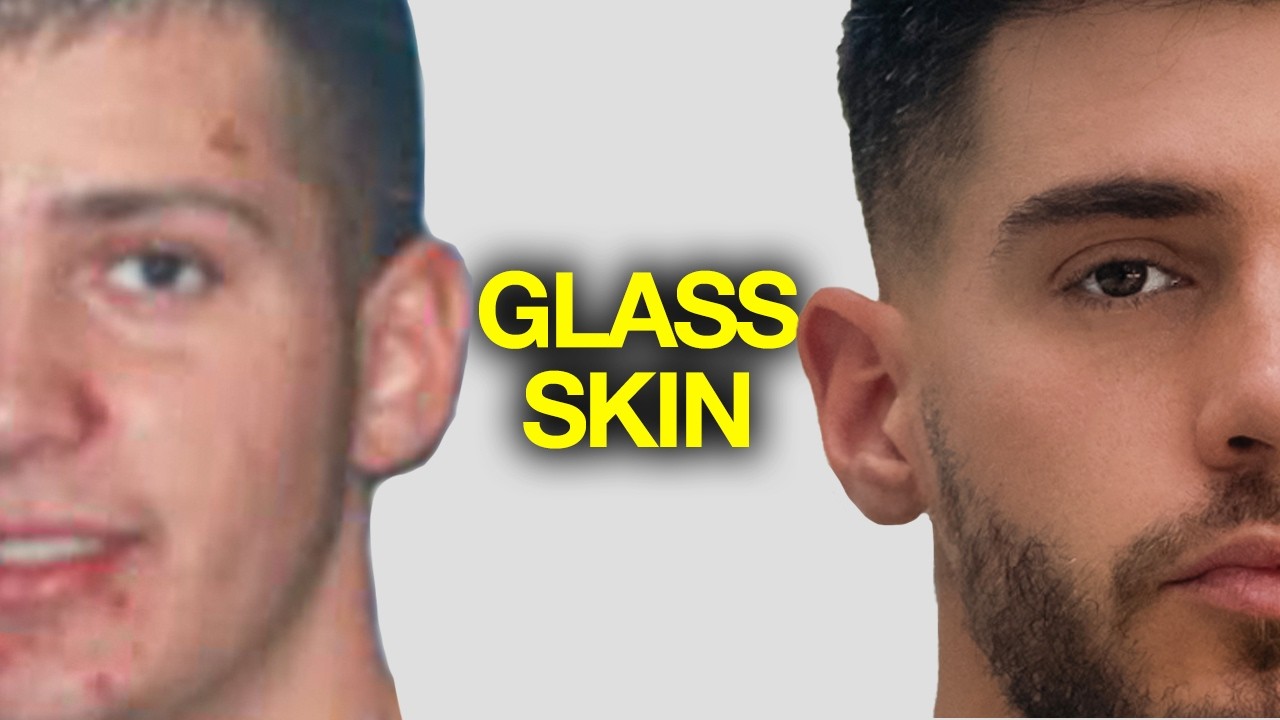 how to get glass skin as a man - YouTube