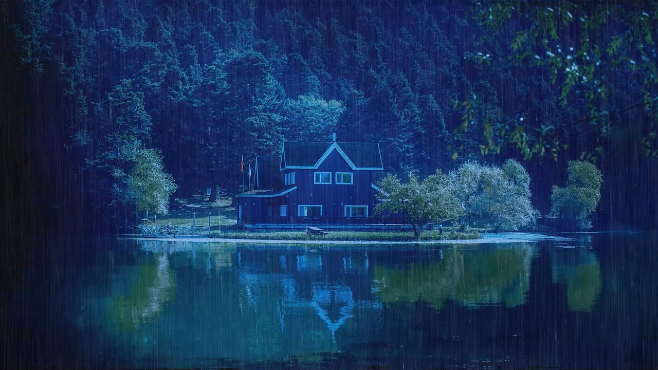 Rain Sounds for Sleep - Sleep Now with Heavy Rain & Chill Thunder ...