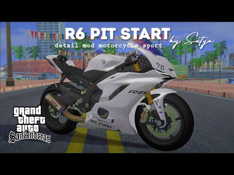 Share mod Yamaha R6 Pit Start for GTA SA Android & PC - YouTube