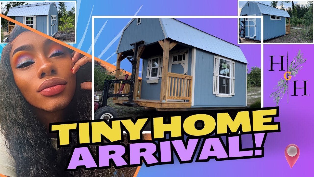 OFF GRID TINY HOME DELIVERY! 🚚 - YouTube