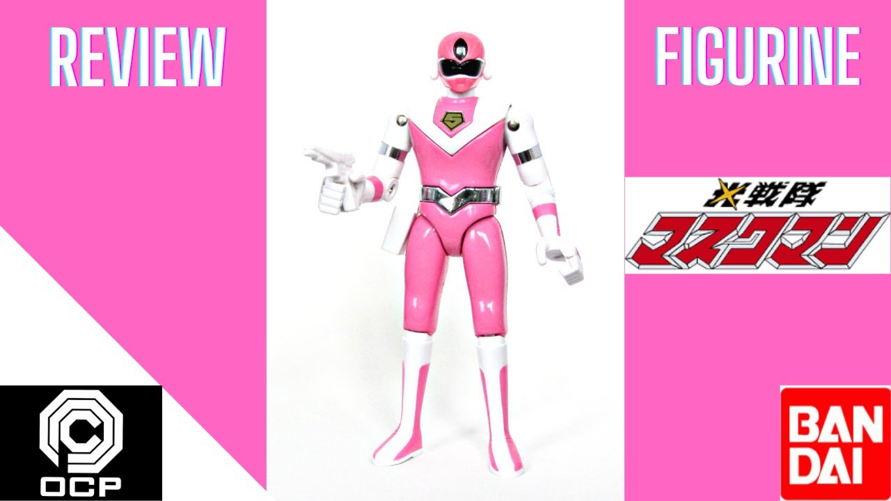 Review 2.0 Hikari Sentai Maskman Pink Mask Momoko Bandai 1987 # ...