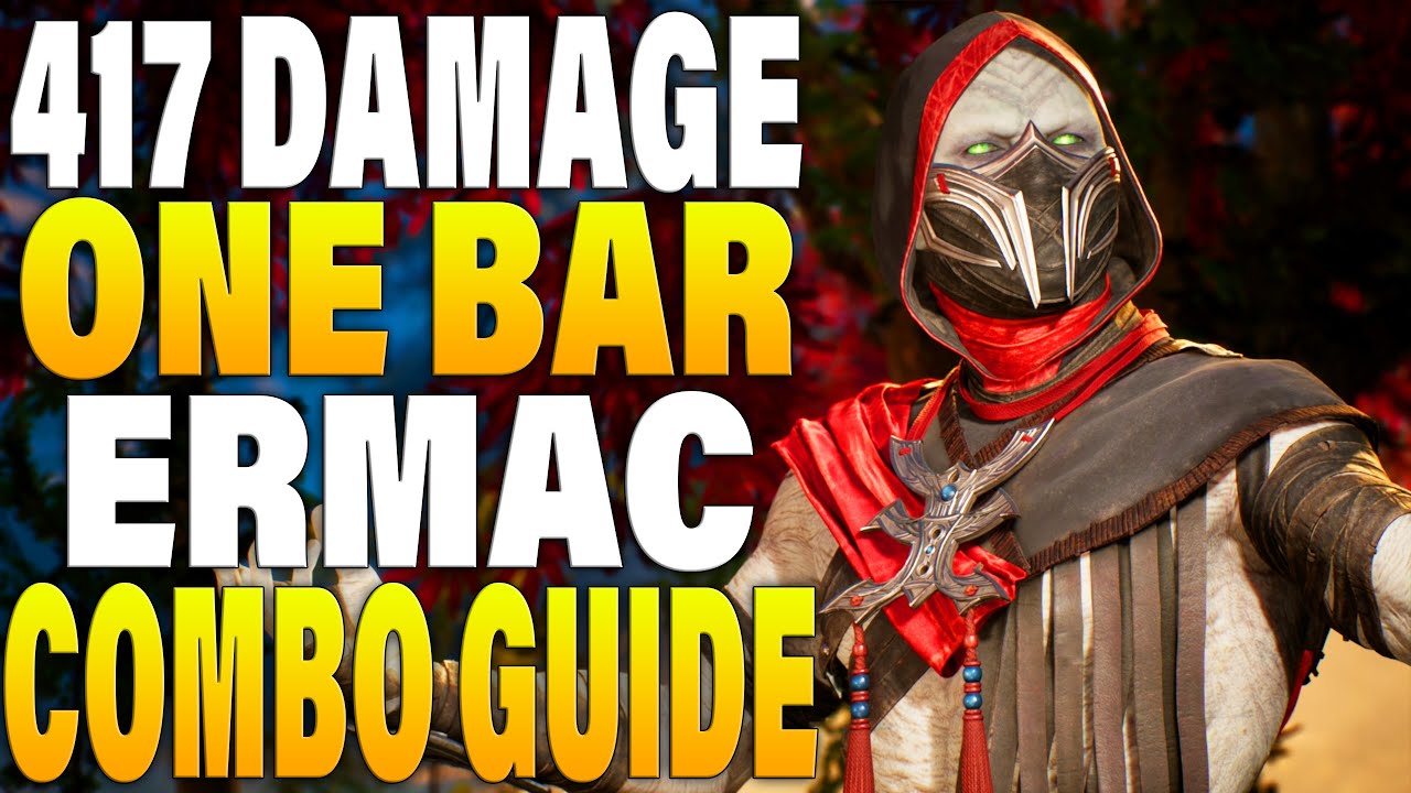 MK1 ERMAC Combos - Mortal Kombat 1 Ermac Combo Tutorial - YouTube